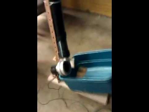 Cleaning seeds with homemade winnower- Part 1 - YouTube