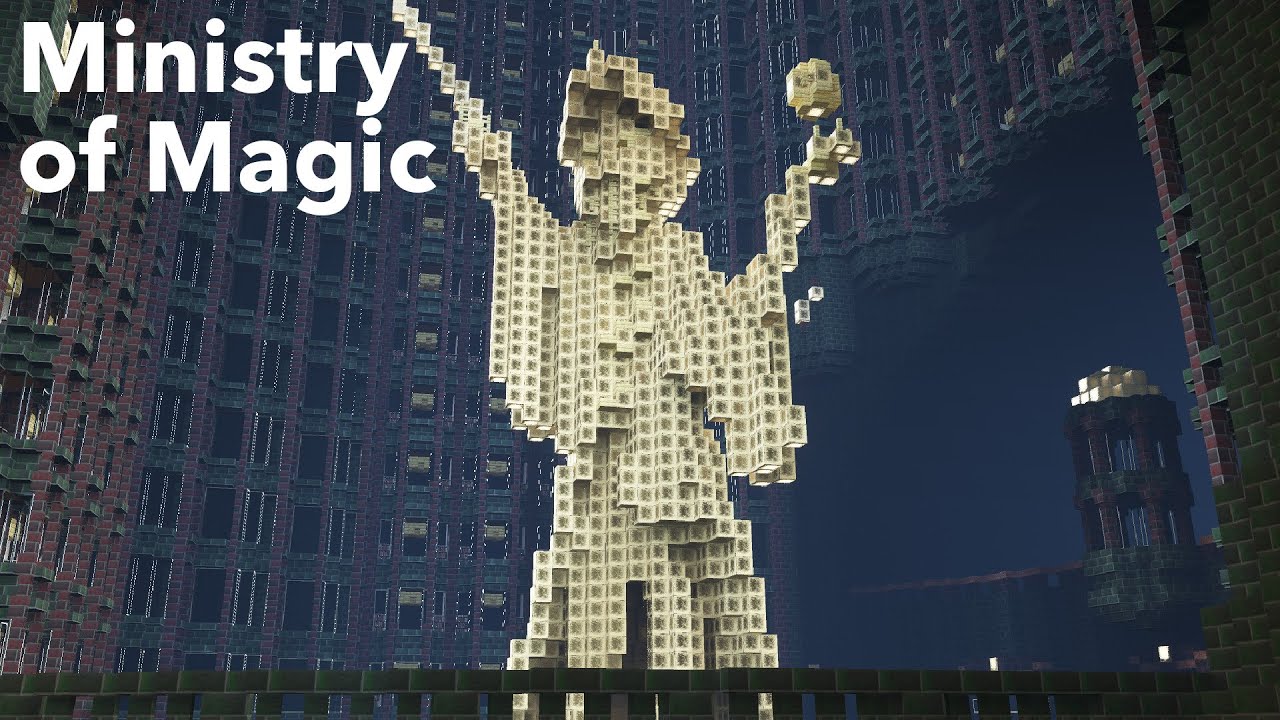 Building the Ministry of Magic in Minecraft - Harry Potter - YouTube