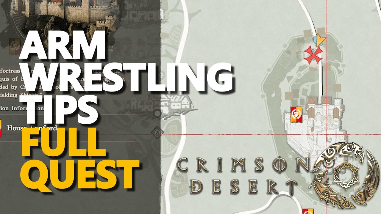 Arm Wrestling Tips FULL QUEST Crimson Desert - YouTube