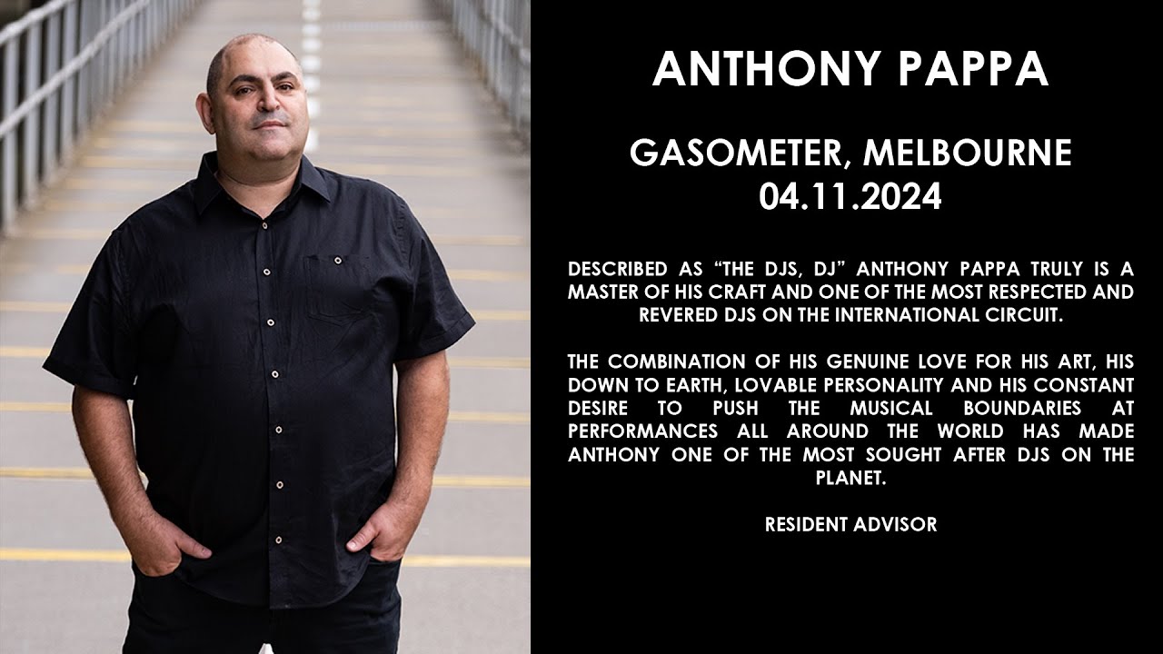 ANTHONY PAPPA (Australia) @ The Gasometer, Melbourne 04.11.2024 - YouTube
