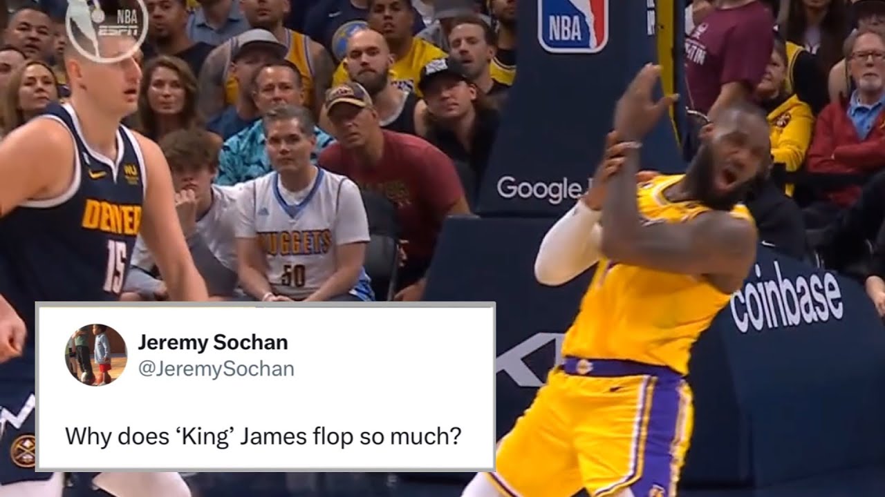 Lebron James Flopper