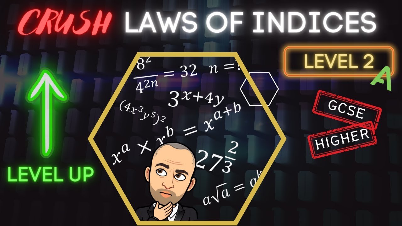 Laws of Indices Level 2A (Building Skills) | Level Up Maths (Building ...