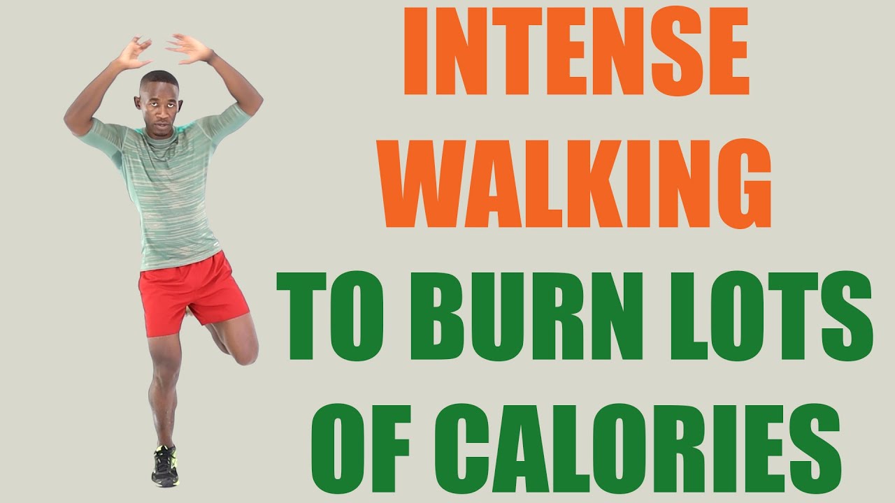 30 Minute Intense Walking Workout to Burn Lots of Calories 🔥 300 ...