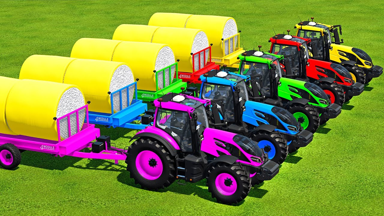 HARVEST, LOAD & MAKE COTTON BALES WITH FENDT & CASE TRACTORS - Farming ...