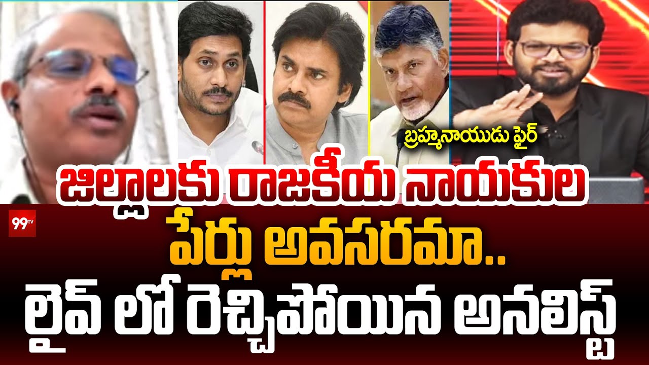 Analyst Purushotham Reddy Straight Forward Questions to Politicians ...