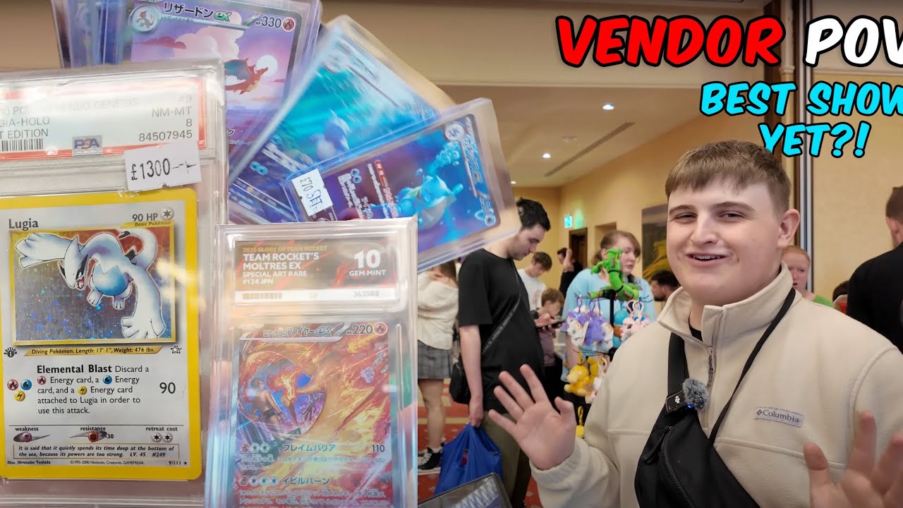 VENDOR POV | MY BEST CARD SHOW YET?! | Celtic Card Show 2025 - YouTube