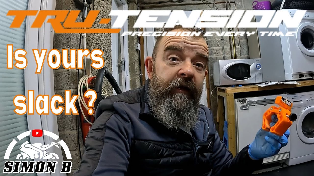 Chain adjustment, how to sort your slack chain - YouTube