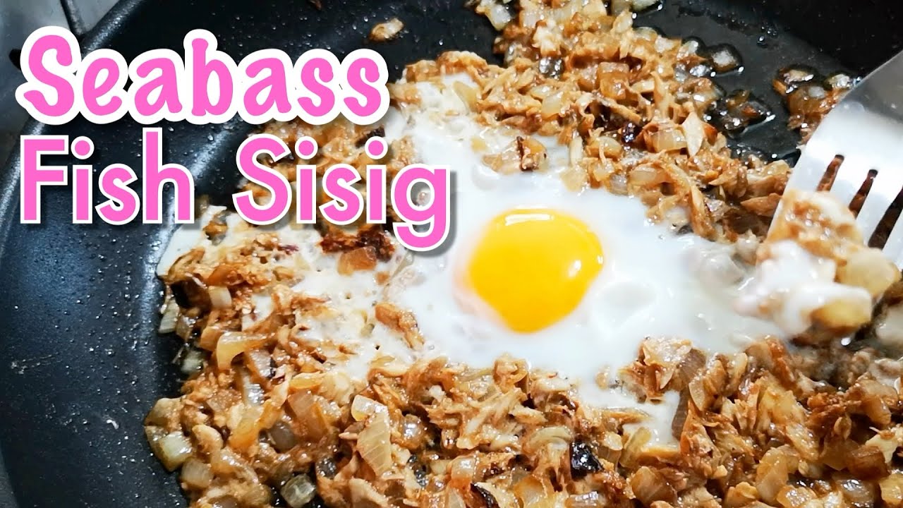 Seabass Fish Sisig Easy Recipe | Rice or Beer Partner Filipino Dish | K ...
