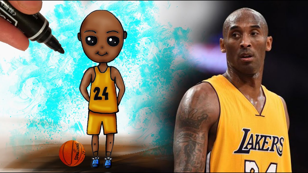 How to Draw Kobe Bryant - YouTube