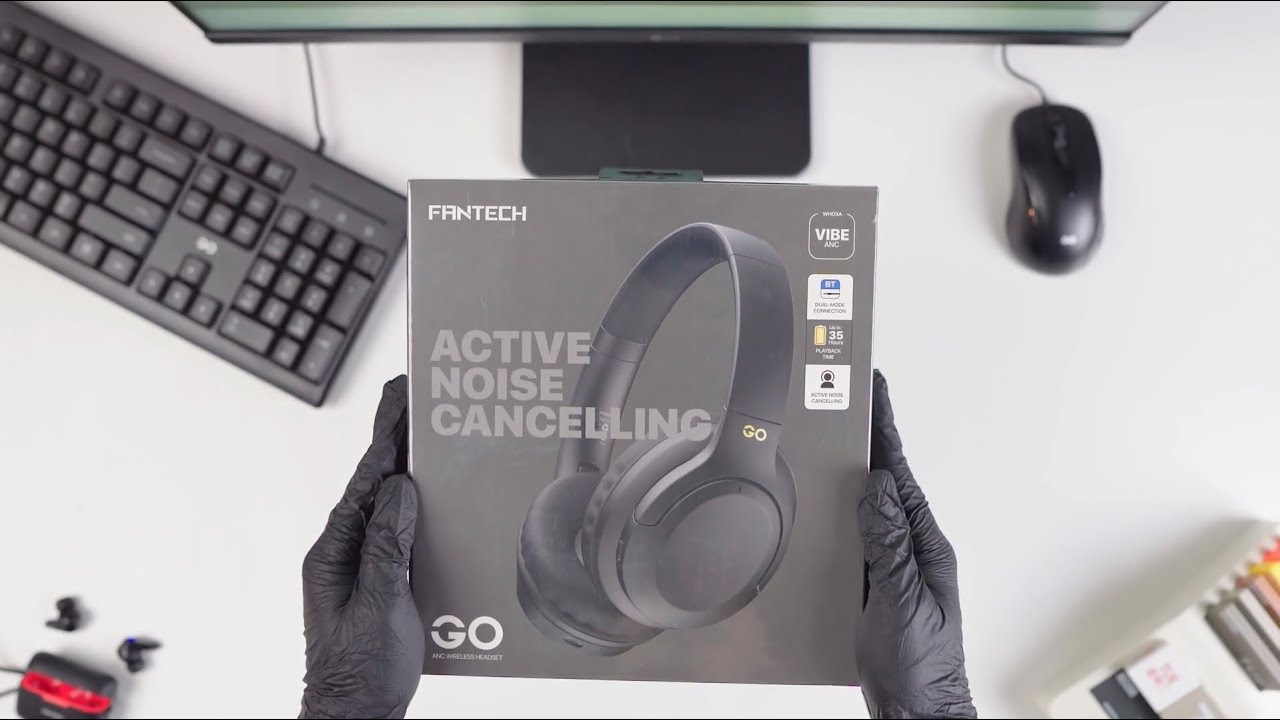 Unboxing Fantech GO VIBE – ANC Wireless Headset - YouTube
