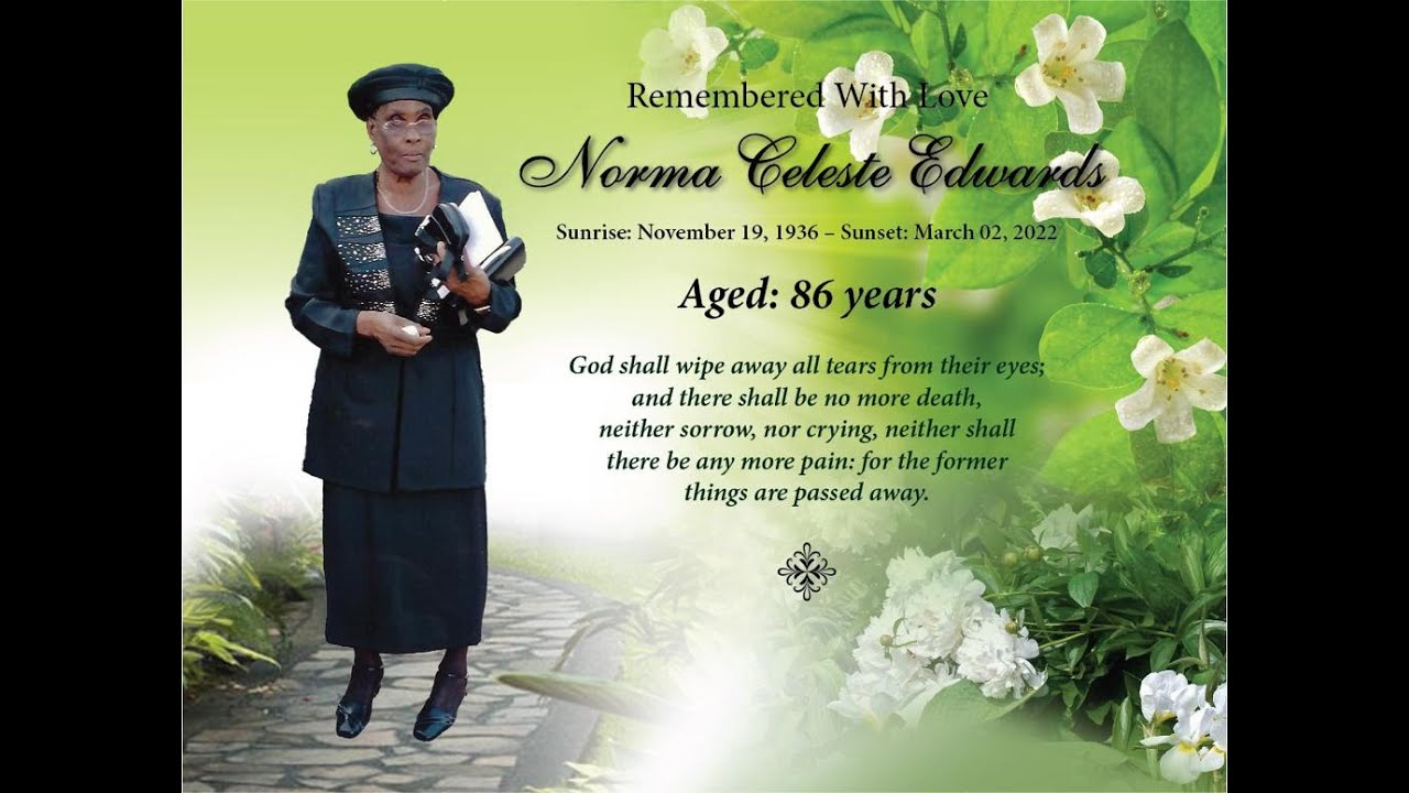 Live Stream For Norma Celeste Edwards - YouTube