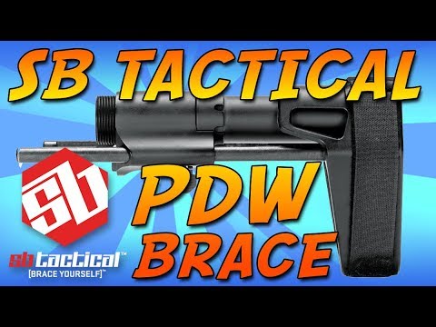 SB Tactical PDW pistol brace overview - YouTube
