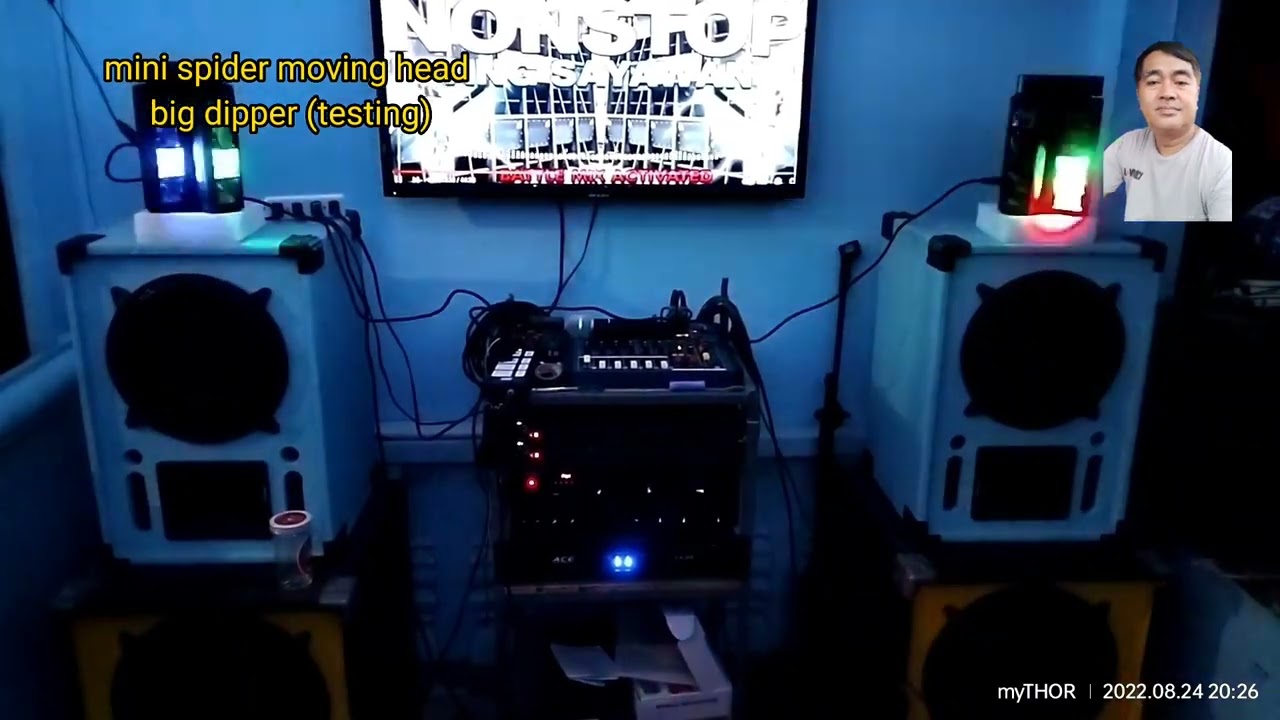 mini spider moving head big dipper (testing) - YouTube