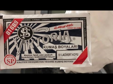 Çamaşır Makinesinde Kumaş Boyası ile Çarşaf, Pike ve Yastık Kılıfı Boyama Nasıl Yapılır