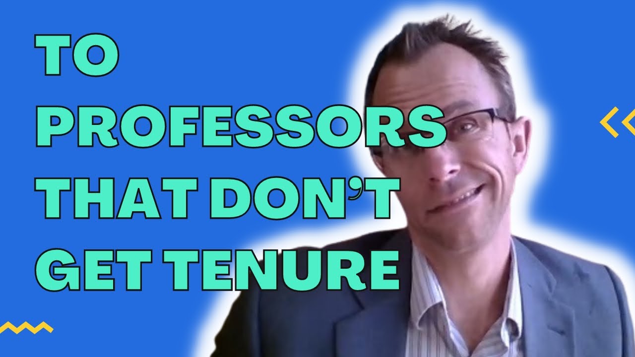 To College Professors Who Do Not Tenure - YouTube
