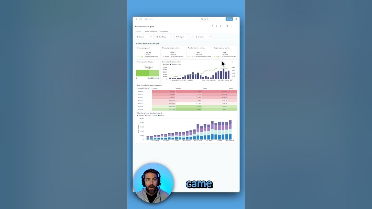 How to download data from Metabase dashboards - YouTube