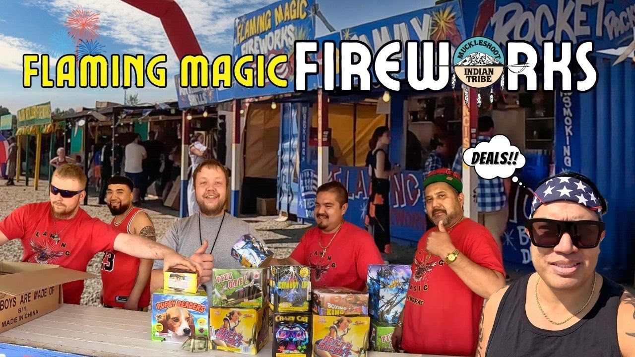 Muckleshoot Best Firework Stand? Flaming Magic Fireworks 2023 4K 🇺🇸 ...