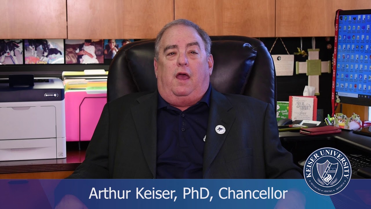 Message from Dr. Keiser, Chancellor of Keiser University - CV19 - YouTube
