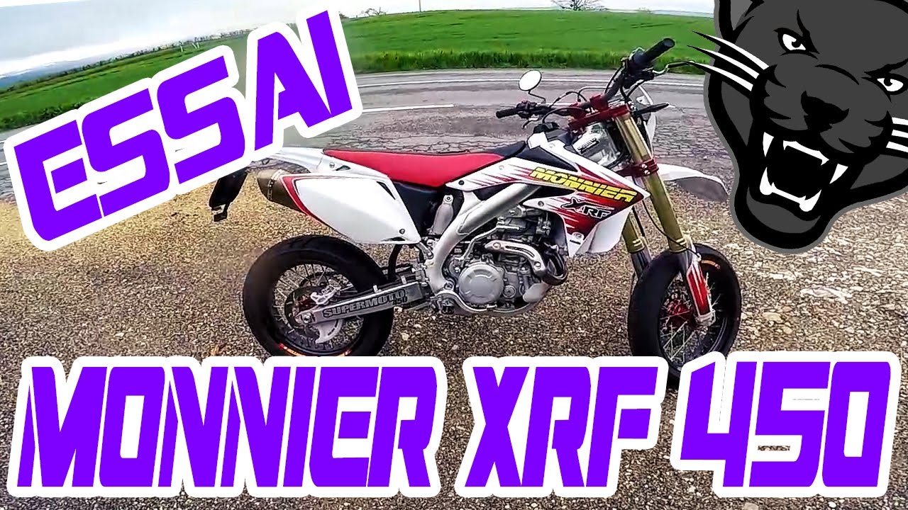 MONNIER XRF 450 | ESSAI A2 | Mon 1er SUPERMOT'! **Maverick159** - YouTube