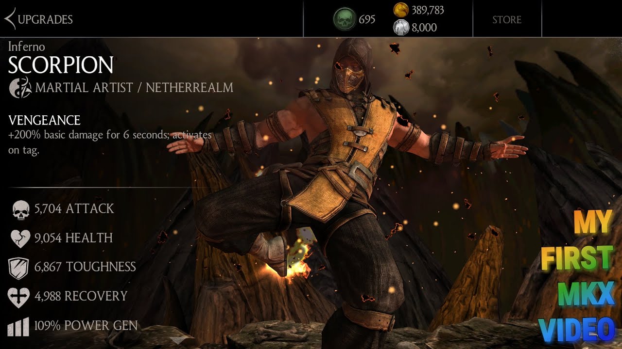My First MKX Mobile Gameplay! - YouTube