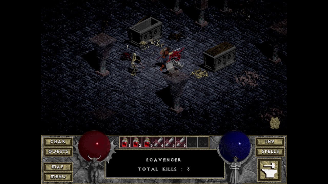 Diablo (PC CD-ROM) – Quinze minutes de jeu (Anglais) – 1080p - YouTube