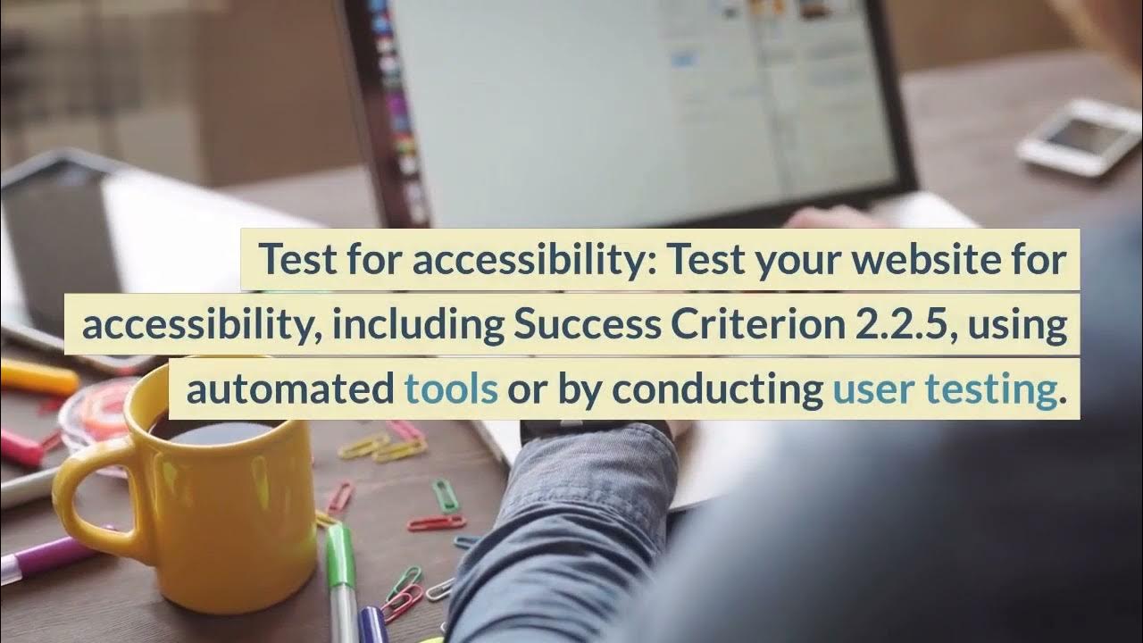 How to implement WCAG 2.1 Success Criterion 2.2.5 Re-authenticating in code with examples - YouTube