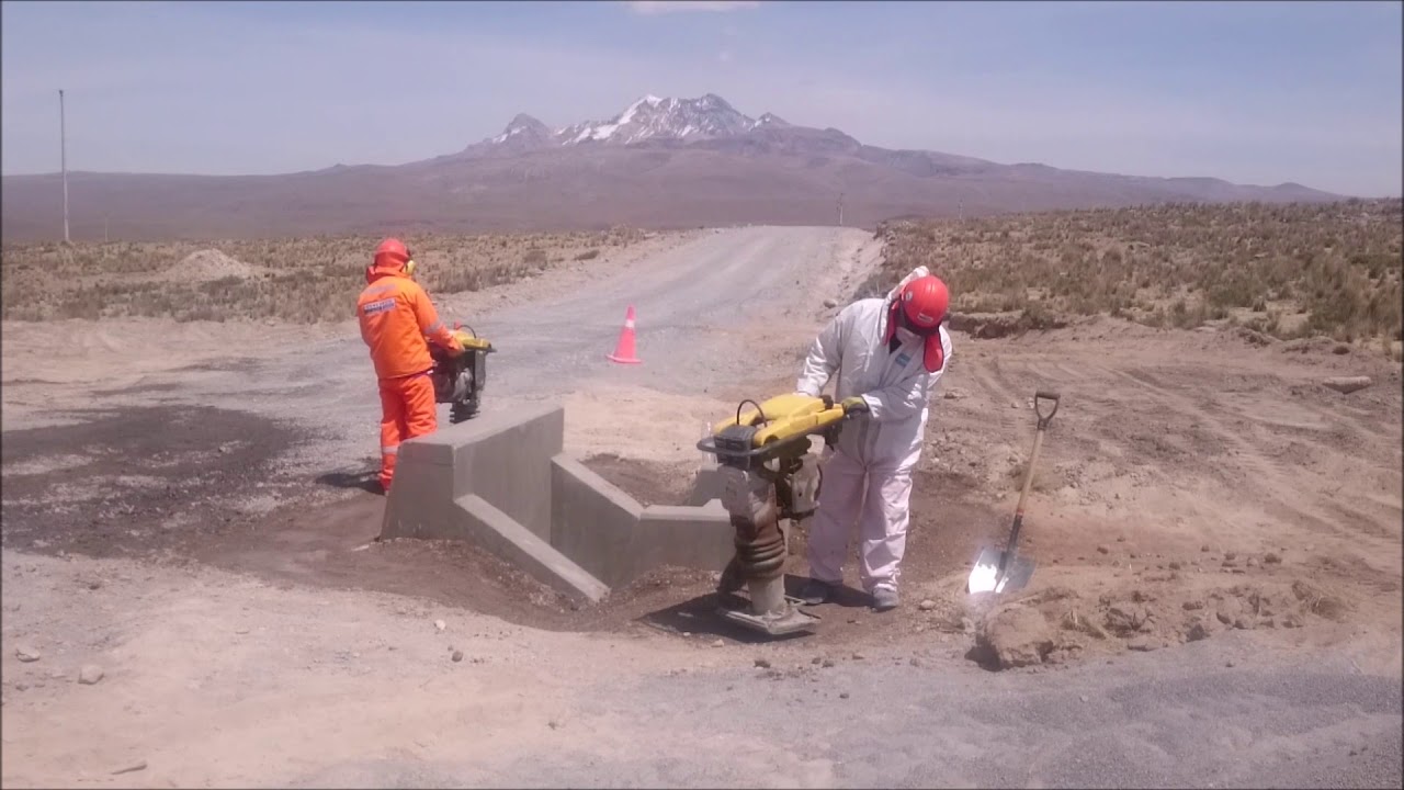 Compactación de relleno estructural en sector de cabezal de ...