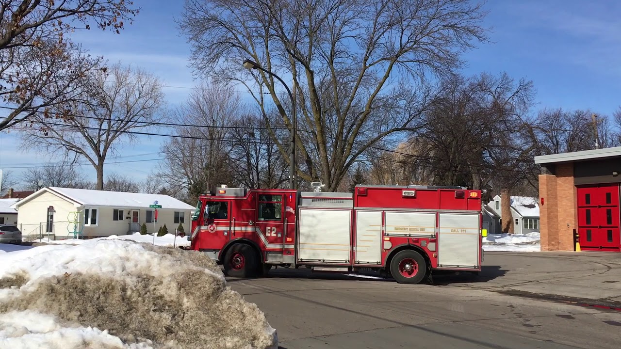 Minneapolis Fire - Engine 2 Responding - 2/28/18 - YouTube