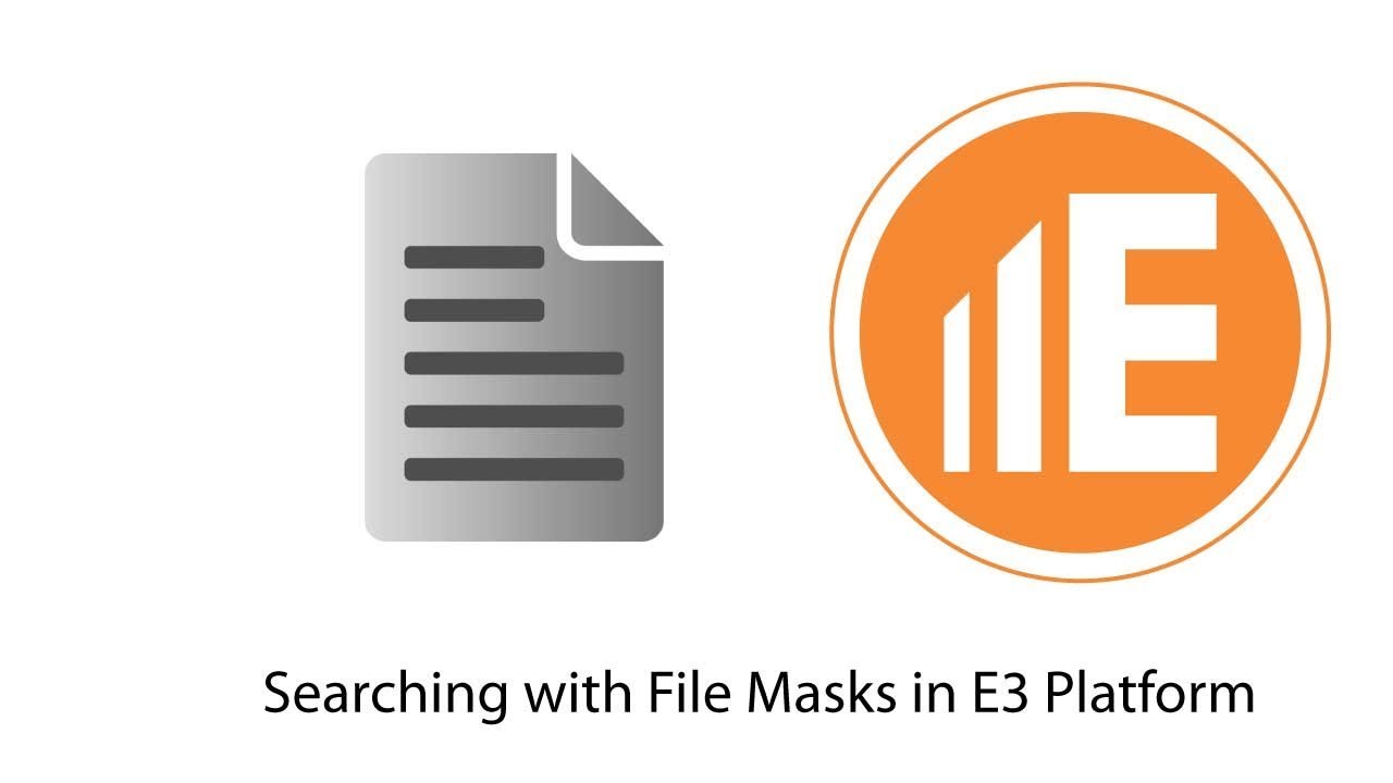 Searching Digital Evidence in E3 Platform using File Masks - YouTube