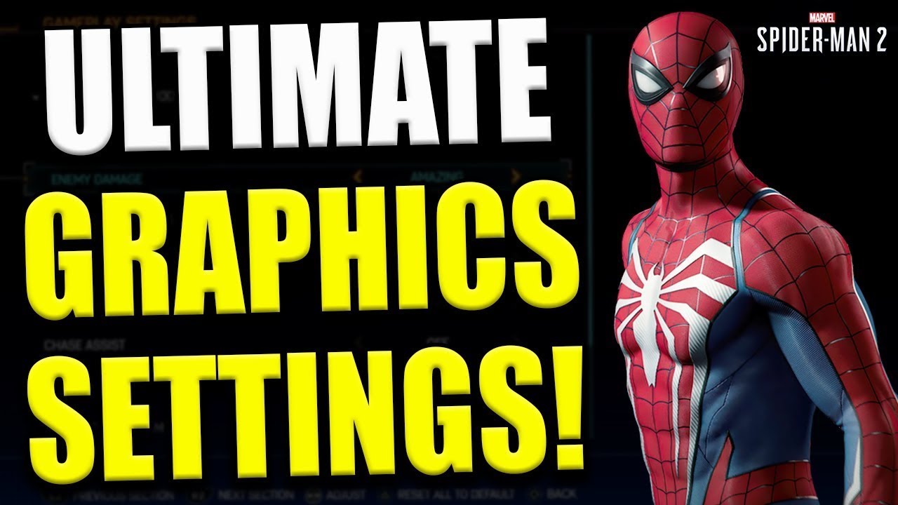 Best Spider-Man 2 Graphics Settings on PS5 - Full Guide - YouTube