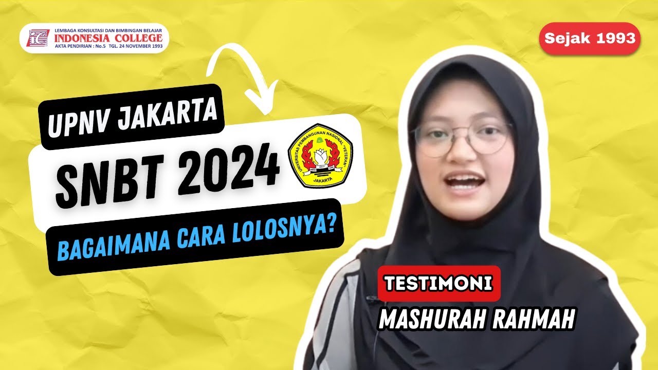Lolos Hubungan Internasional UPNV Jakarta - Testimoni Siswa Bimbingan ...