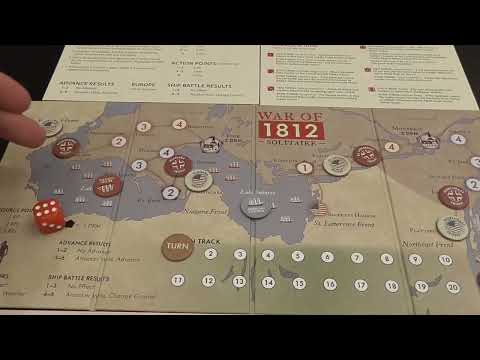 War of 1812: Solitaire Travel Game | Board Game | BoardGameGeek