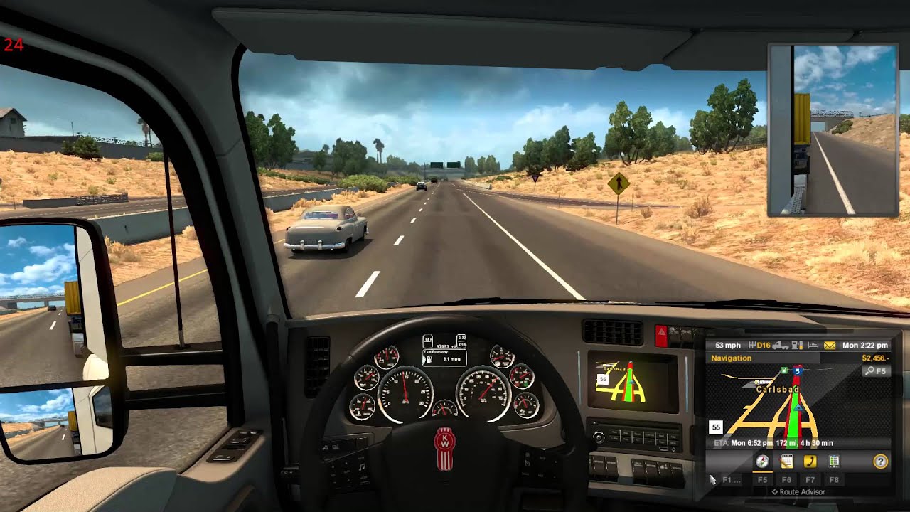 Walk Through of American Truck Simulator Part 2 container/trailers ...