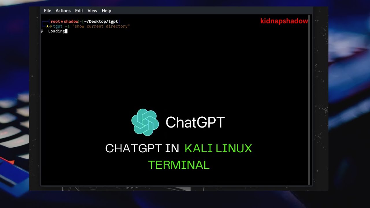 Terminal-GPT (TGPT) | AI for Kali Linux | kidnapshadow | Linux Terminal ...