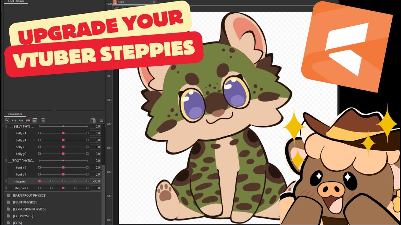How to Upgrade your Vtuber Steppies in Live2D - YouTube