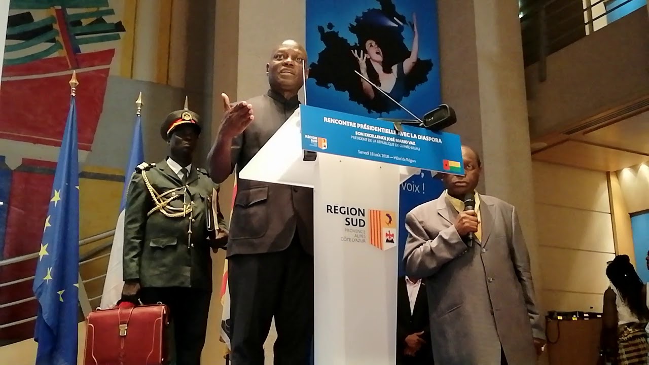 José Mário Vaz président de la Guinée Bissau - YouTube