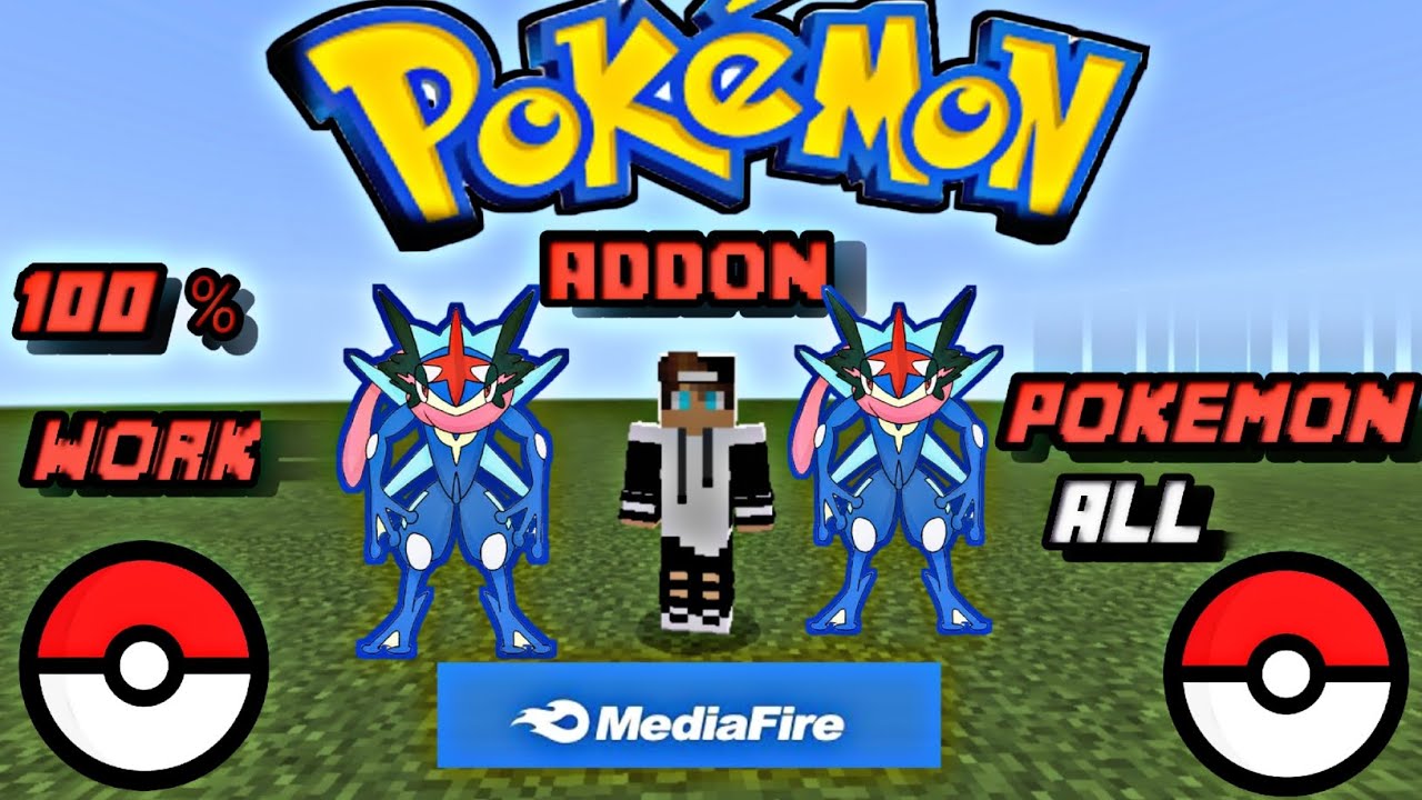 how to download best pokemon mod for MCPE 100 % work - YouTube