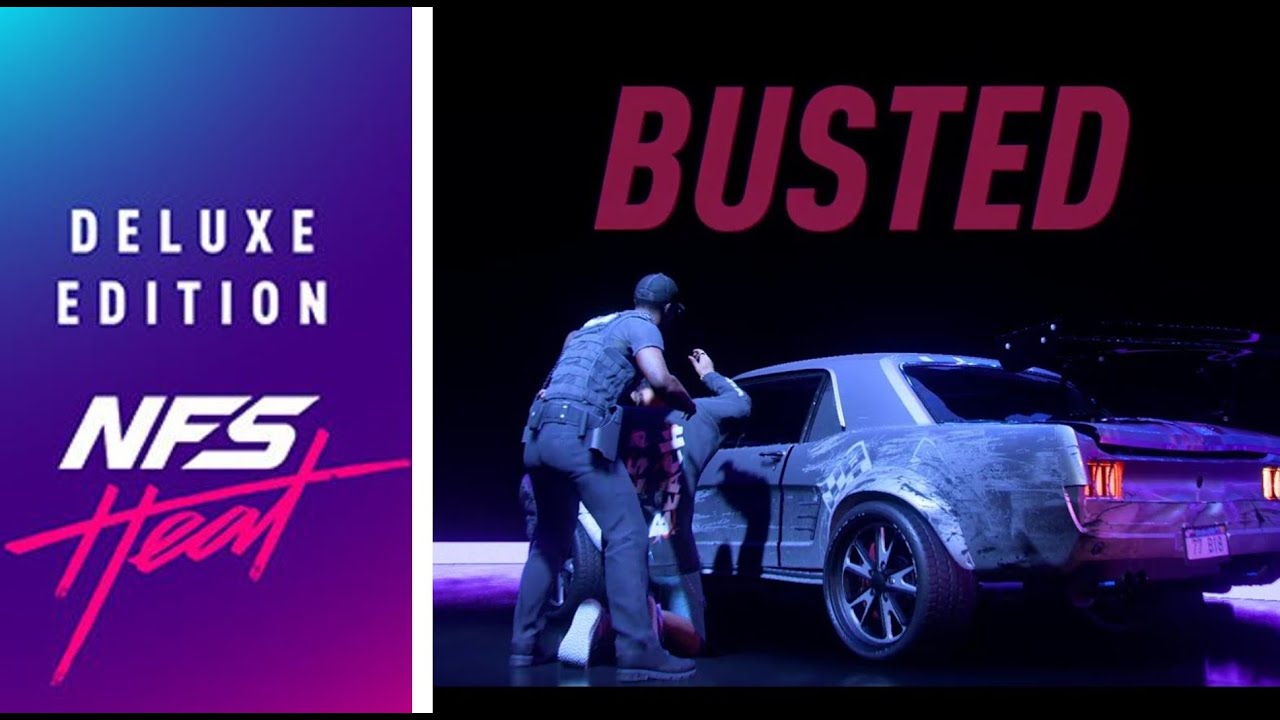 NFS Heat | What happens when you get Busted! - YouTube