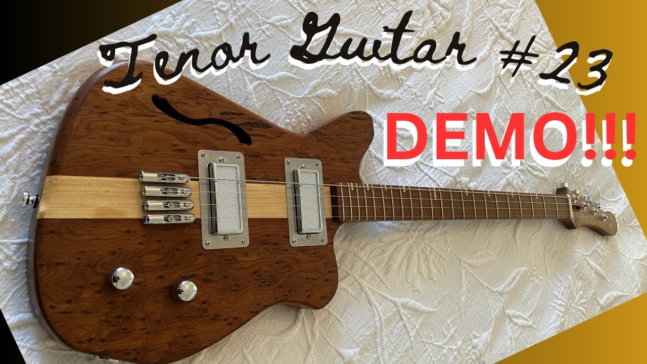 How my 23rd guitar build sounds when I play it - YouTube