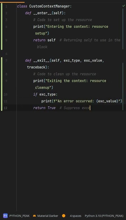 How to Create a Custom Context Manager? Unlock Python #secrets with Custom Context Managers ...