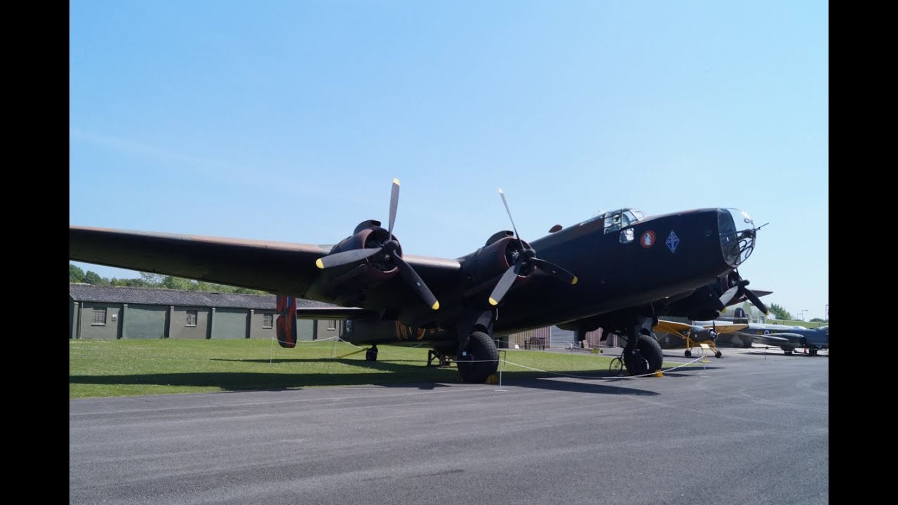 Handley Page Halifax Tour, Yorkshire Air Museum - YouTube