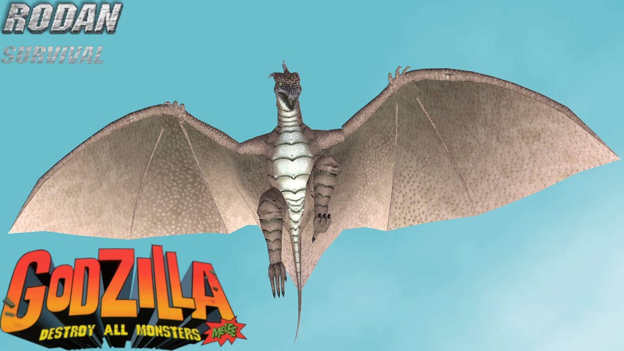 Godzilla: Destroy All Monsters Melee - Rodan Survival Mode (Hard) [GCN ...