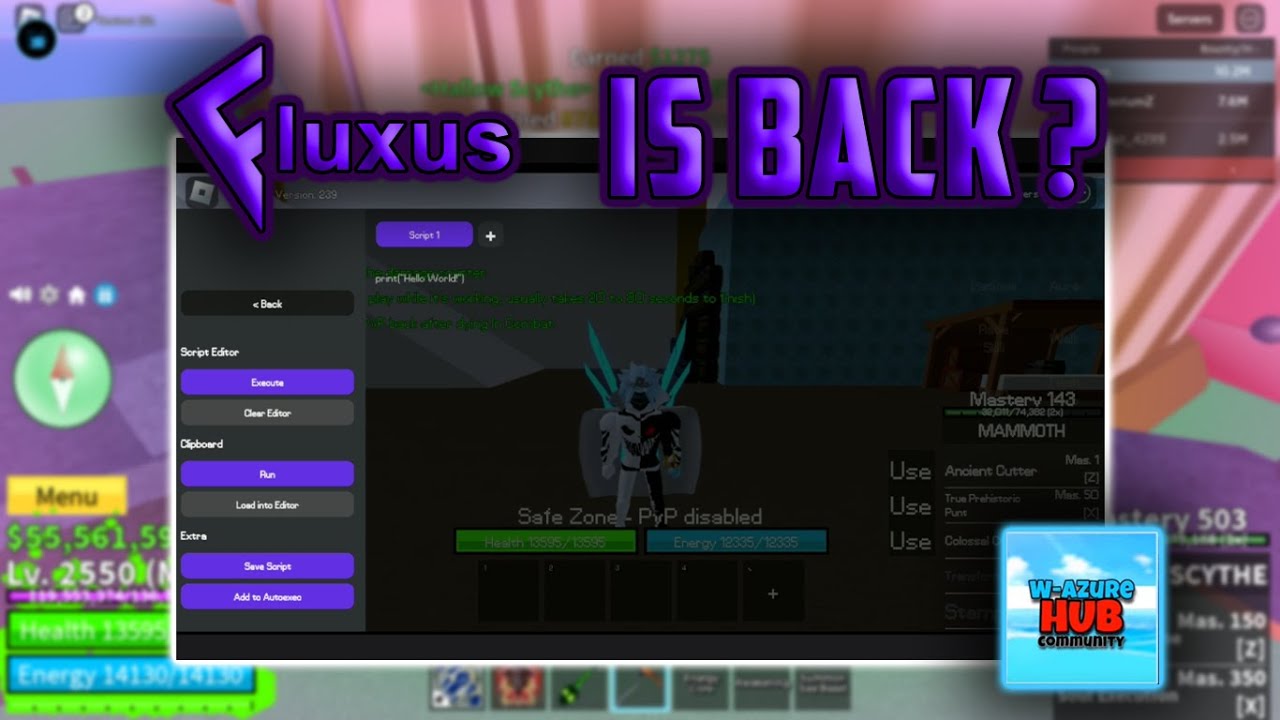 Fluxus Đã Trở Lại ??? | Cách Cài Đặt Fluxus Bản Mới Nhất Hack Roblox ...