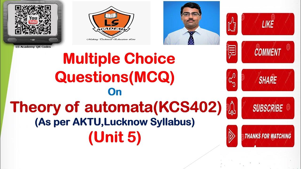 MCQ | Turing Machine| AKTU EXAM | Theory of automata | Unit 5| Multiple Choice Questions ...