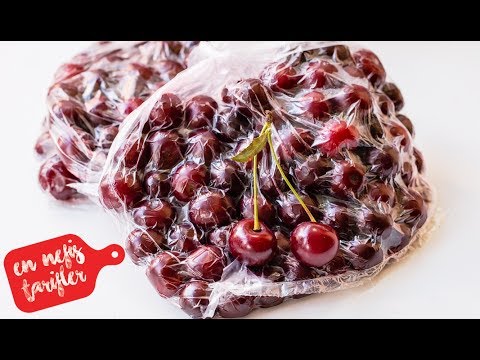 Dondurucuda Kışlık Vişne Nasıl Saklanır? (Kışlık Hazırlıklar) Vişne Saklama Yöntemi