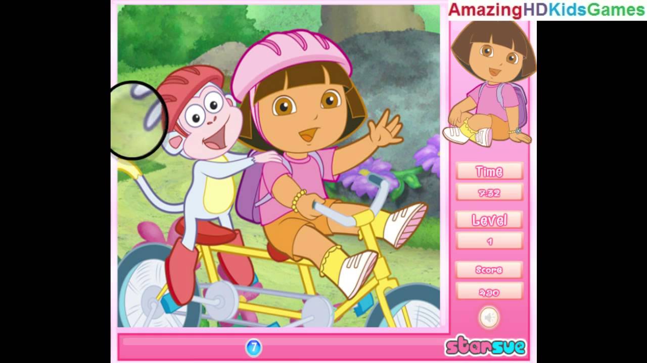 Dora The Explorer Dora Hidden Numbers 2 WalkThrough Gameplay Part 2 ...