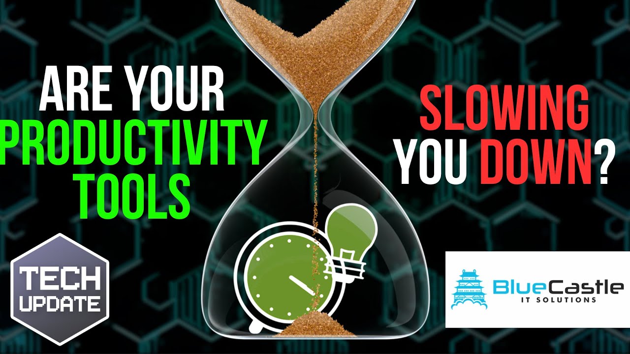 Weekly Tech Tip - Are your productivity tools actually slowing you down? - YouTube