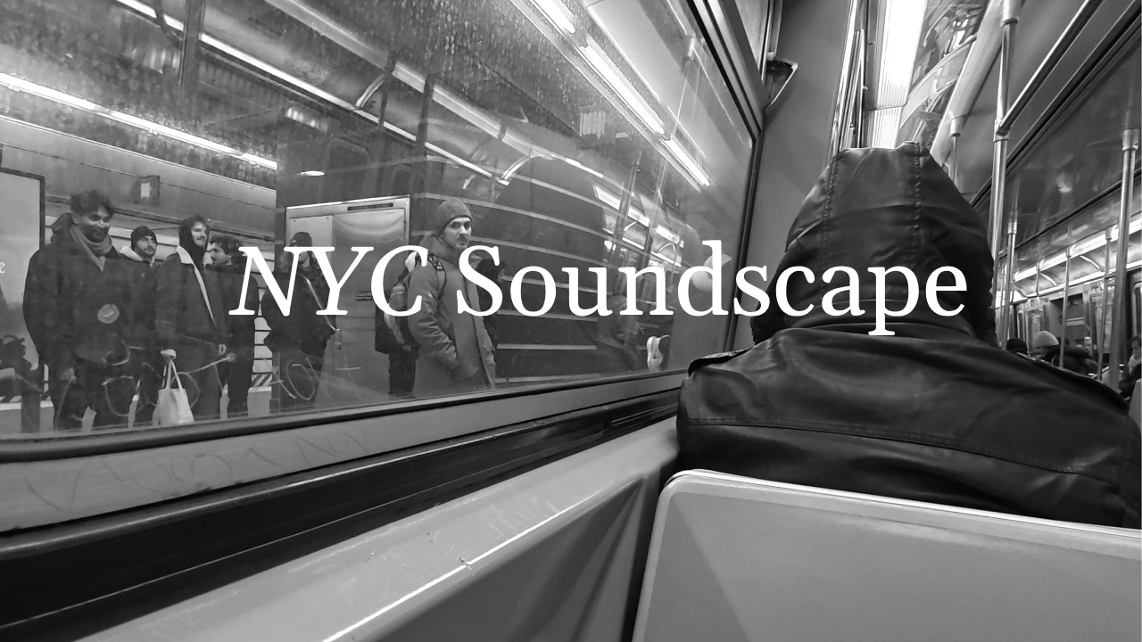 NYC Soundscape - scene and ambient audio of the New York City Q train ...
