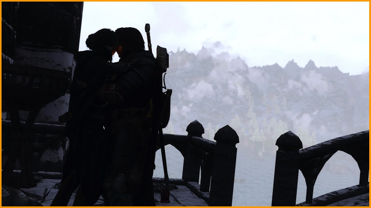Serana bacia il Sangue di Drago Skyrim Serana dialogue add on Romance ...