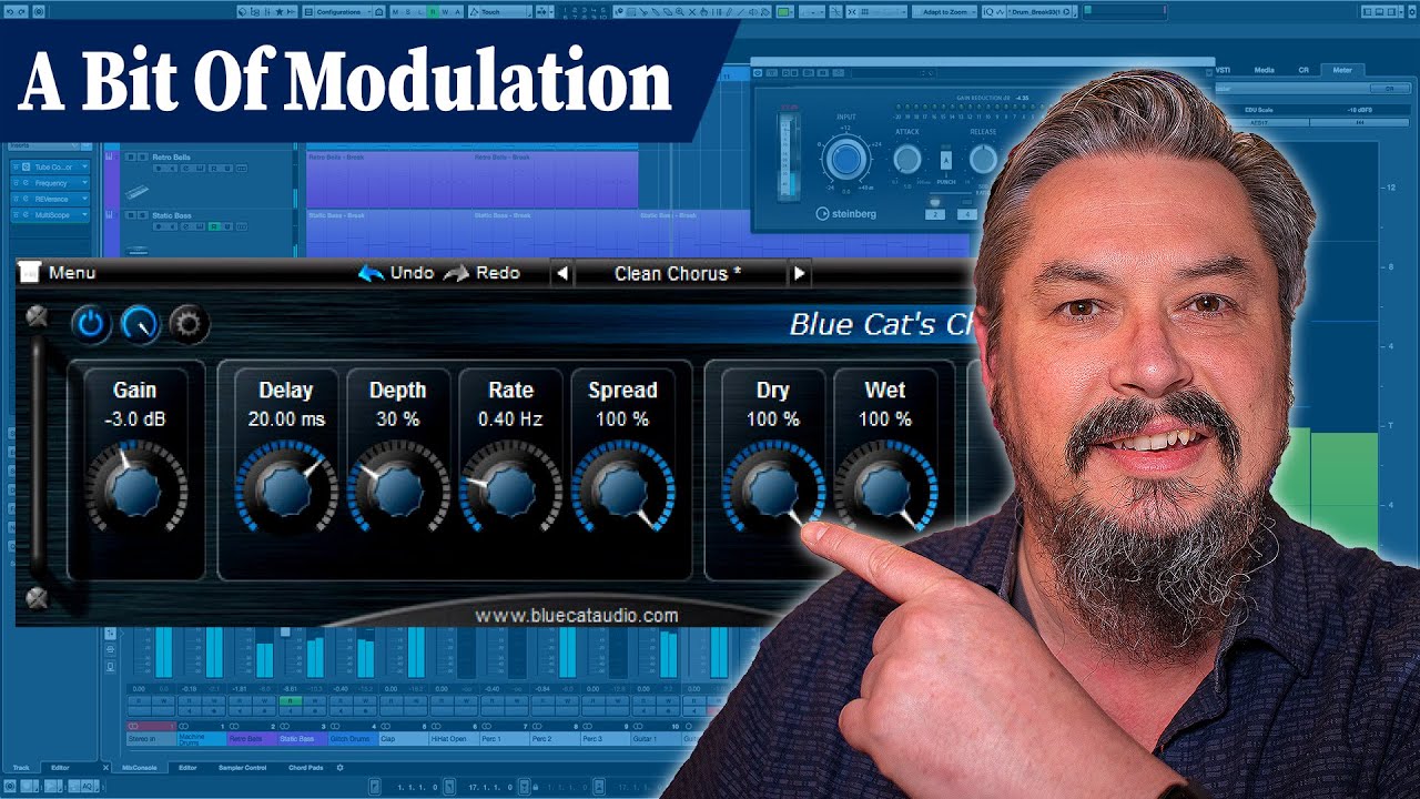 Free Blue Cat Chorus Plugin - modulation plugin - YouTube
